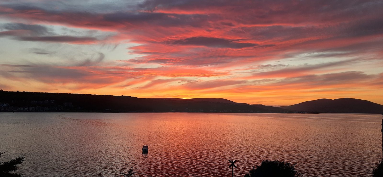 Superb sunset - Highlander House
